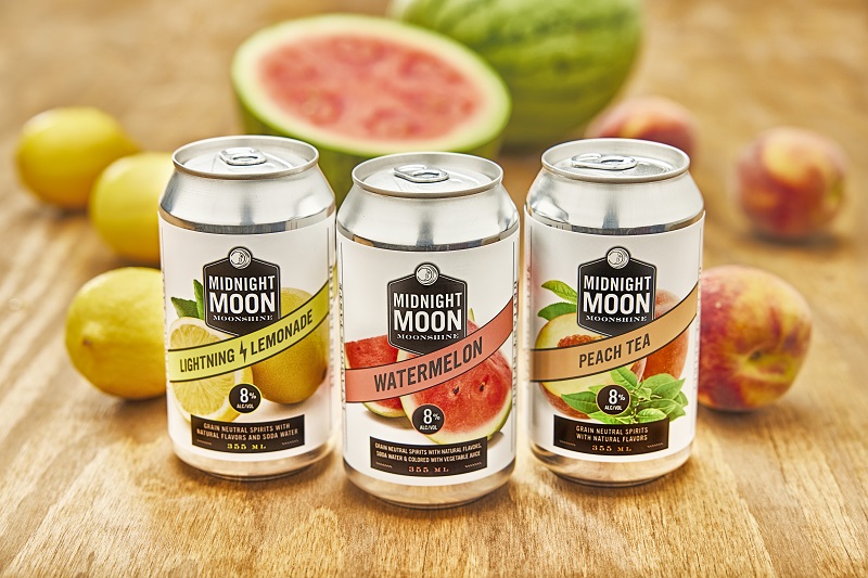 Meet Our Moonshine Canned Cocktails - Midnight Moon | All-American ...