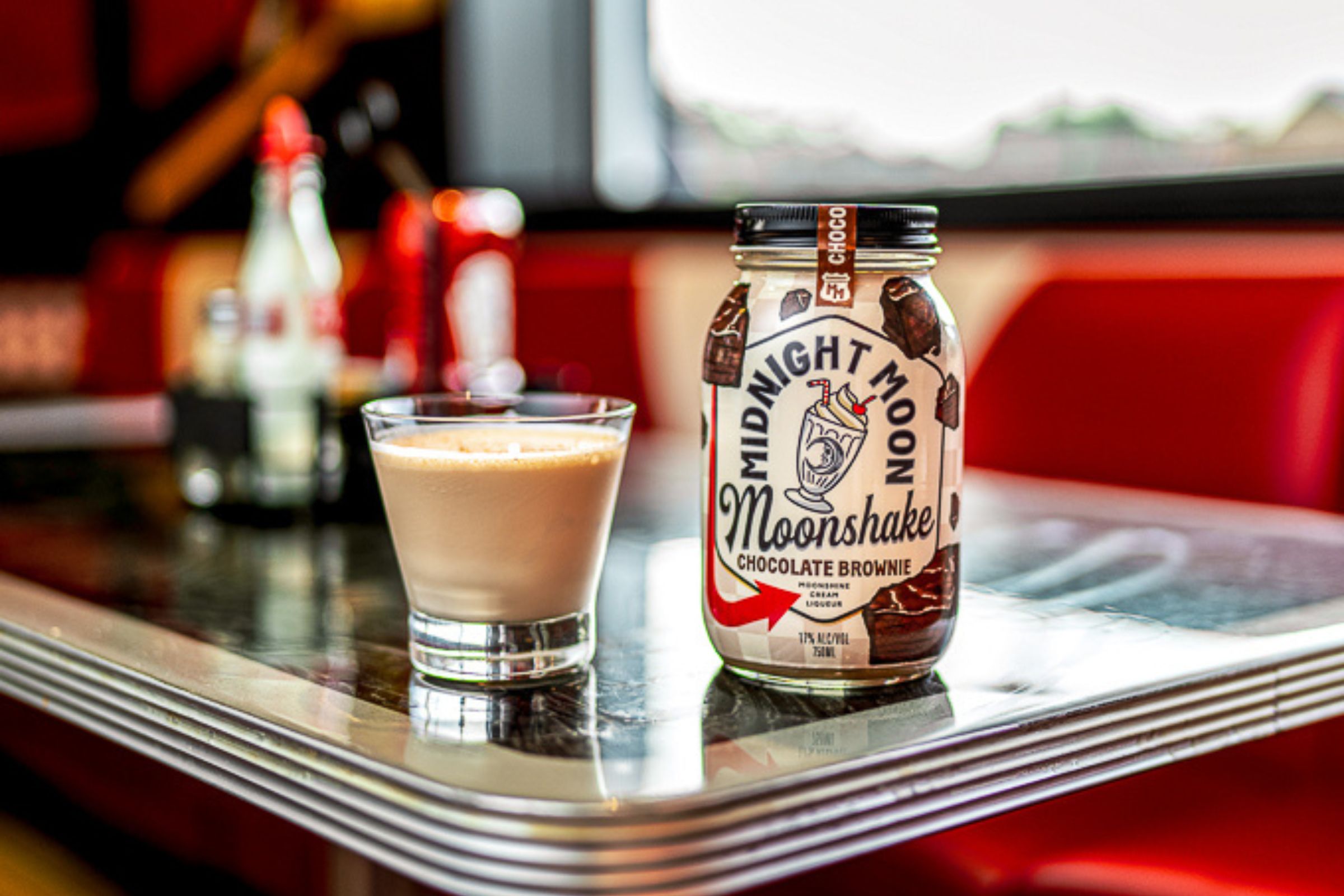 Chocolate Brownie Cream Liqueur Cocktails - Midnight Moon Moonshine and ...